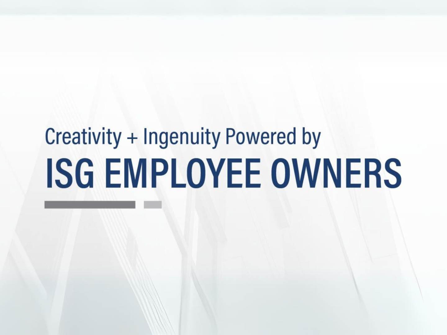 Meet ISG Employee Owner, Samantha Boeck